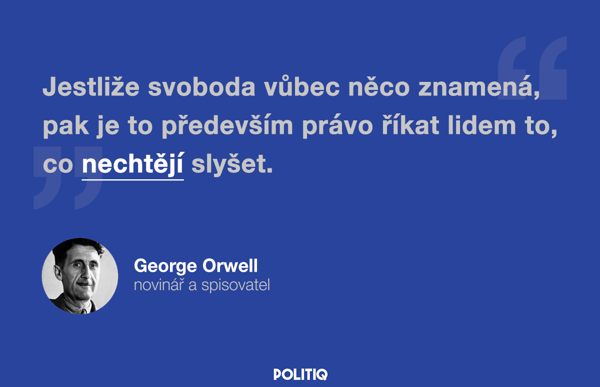 Citát POLITIQ: George Orwell | POLITIQ